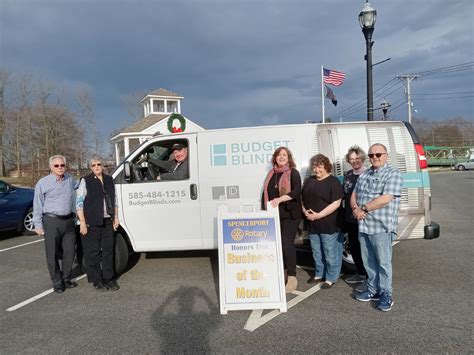 Spencerport Rotary Awards Budget Blinds Northwest Rochester As Business