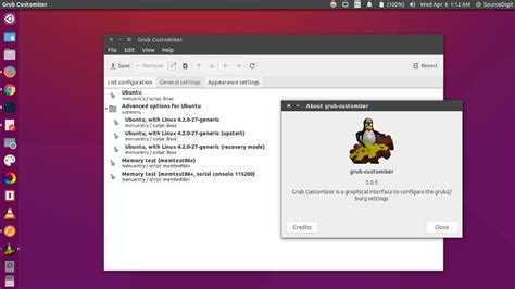 install grub customizer 5 0 5 on ubuntu 16 04