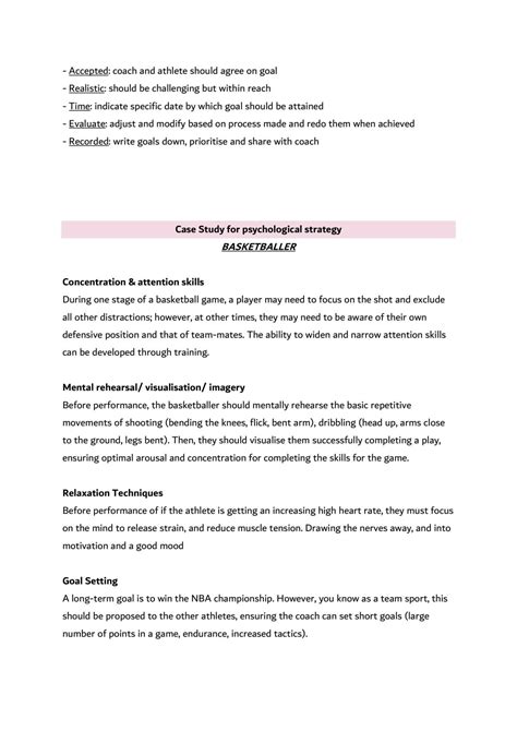 Core 2 Notes Pdhpe Factors Affecting Performance Personal