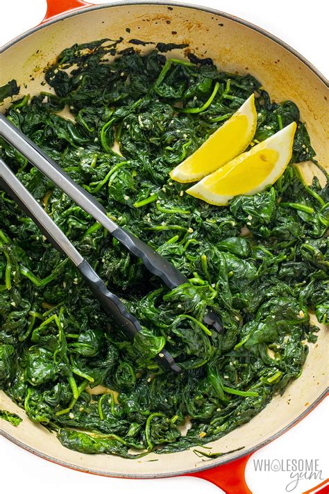 Sauteed Spinach Recipe Easy In 6 Minutes Story Telling Co