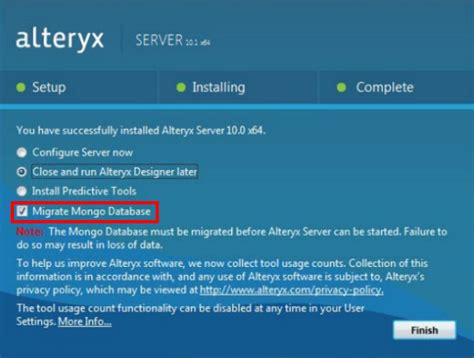 how to install or upgrade alteryx server