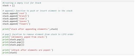python stacked list i2tutorials
