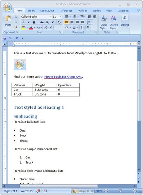 open word document as xml bwods