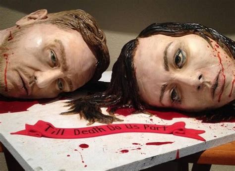 natalie sideserf creates gruesome severed head wedding cake metro news