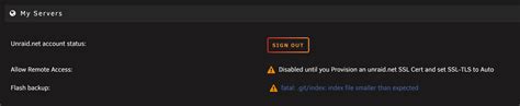 my servers flash backup error fatal git index index file smaller