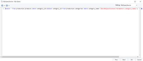 request context parameters — data services documentation