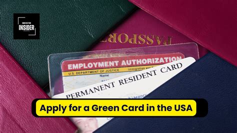 How To Apply For A Green Card In The Usa In 2024 Immigration Insiders