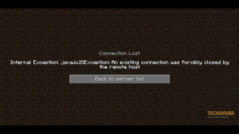 fix internal server error minecraft [complete guide] techisours