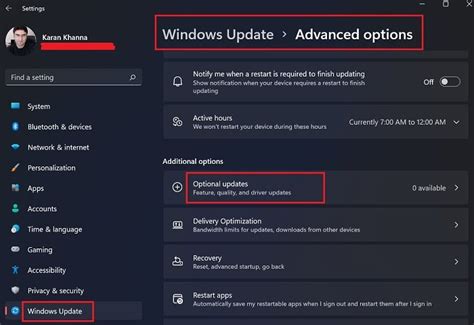 How To Install Driver And Optional Updates In Windows 11 10