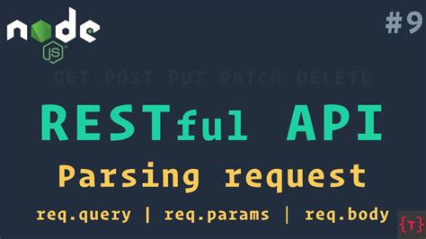 parsing request restful api using nodejs and mongodb youtube
