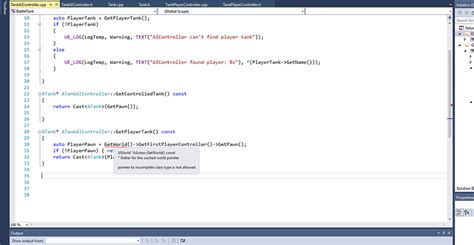 getworld showing as a error in vs but compiles fine