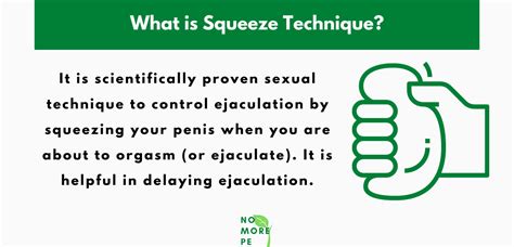 how to master squeeze technique to delay ejaculation