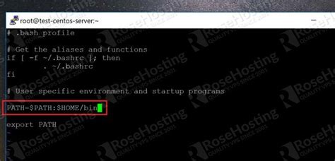 how to create custom commands in linux rosehosting