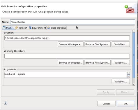 python how to make pydev eclipse compile cython modules on a windows