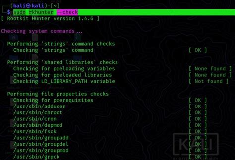 how to install rkhunter tool in kali linux geeksforgeeks