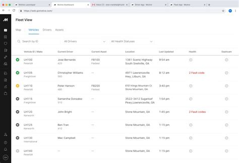 Motive Dashboard Fleet Management Motive