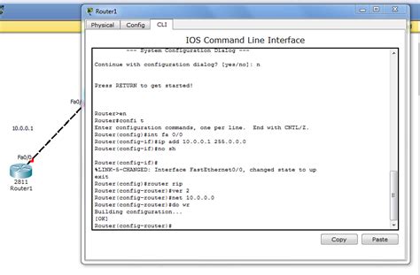 rip configuration online networks solution