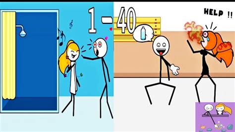 Girl Miner Weegoon Funny Stickman Thief Puzzle Game All Levels 1 40