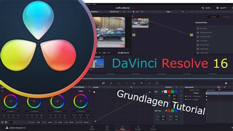 davinci resolve 16 grundlagen tutorial youtube