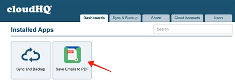 how to forward emails as a pdf cloudhq