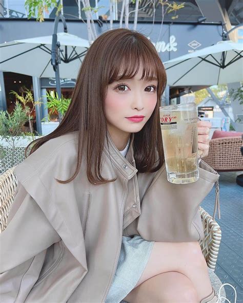 りなてぃさんのインスタグラム写真 りなてぃinstagram 「⁡ ⁡ ⁡ ⁡ ちょっと前の🍻♡ ⁡ テラスで飲むのすきだけと 最近は寒