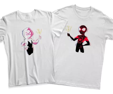 Playera De Spider Man Y Gwen Para Novios Parejas Dúo 48