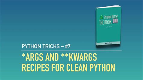 optional arguments in python with args and kwargs youtube