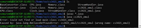 file error could not find or load main class java lang