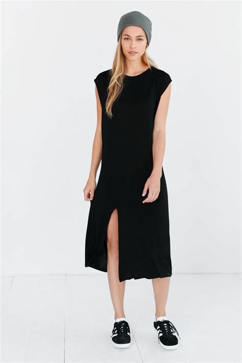 Silence Noise Asymmetric Muscle T Shirt Midi Dress Urban Outfitters