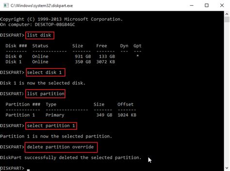 [solved] diskpart delete partition override not working easeus