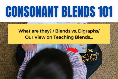 The Ultimate Guide On Consonant Blends What Are Consonant Blends How