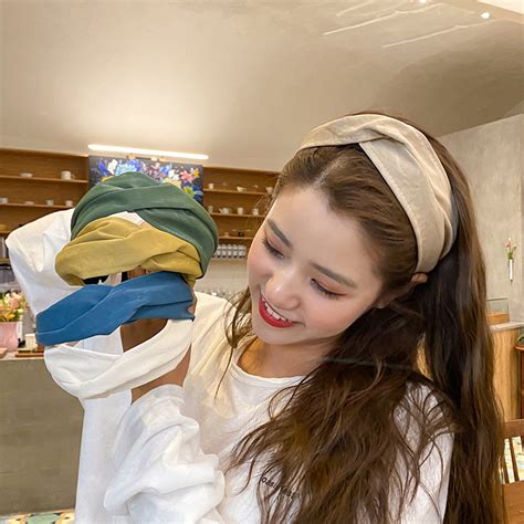 Korean Style Online Influencer Headdress Girl Korean Simple Sweet
