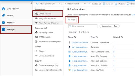 azure data factory linked services and parameters david alzamendi