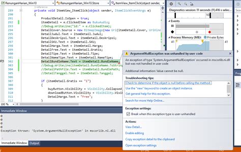 [uwp] error display json data on gridview itemclick
