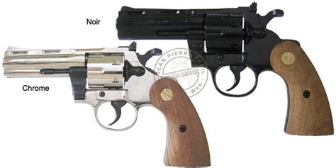 alarm revolver kimar python wooden stock jpf couleur black