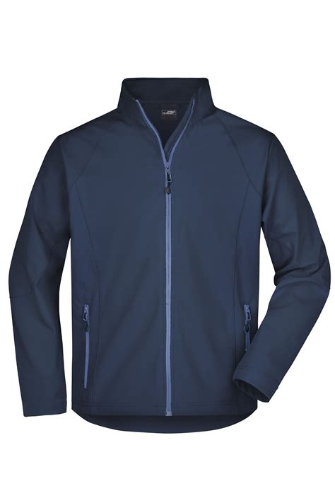 Herren Mens Softshell Jacket Navy Daiber