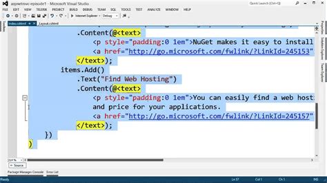 getting started with the asp mvc wrappers for kendo ui episode 1