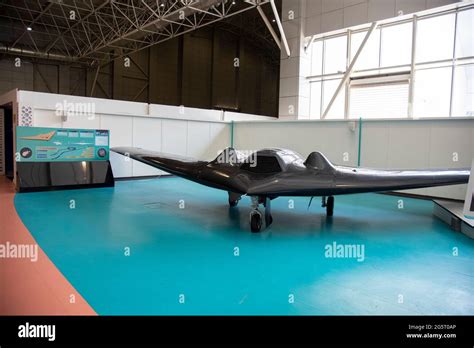 Tehran Iran 28th June 2021 An Iranian Jet Powered Flying Wing