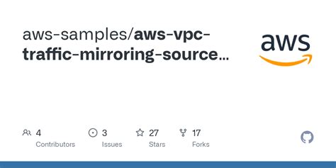 github aws samples aws vpc traffic mirroring source automation