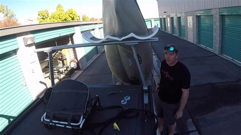 roof top loading a pro angler 14 youtube