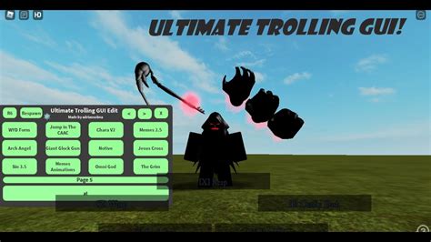 testing the ultimate trolling gui script youtube
