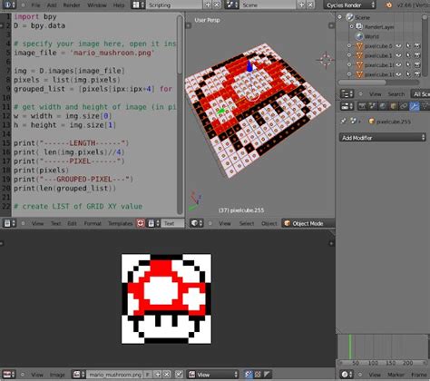 3d pixel art blender ayana florence