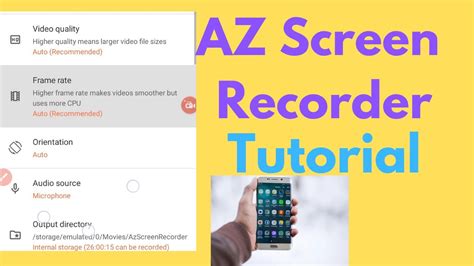 Az Screen Recorder Tutorial 2023 How To Record Your Android Screen