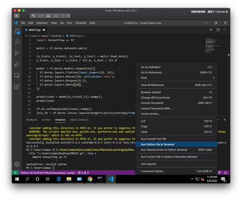 windows 10 建立 machine learning 開發環境 yi min s blog