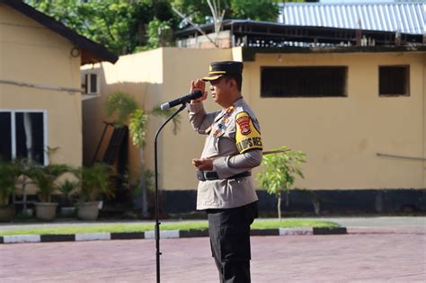 Polres Sumbawa Gelar Apel Pergeseran Pasukan Pengamanan Tps Pemilu 2024