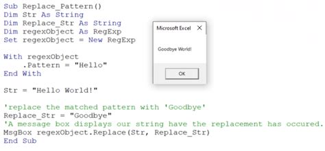 the complete guide to regex in vba vba and vb tutorials