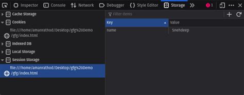 what are the different types of storage in html5