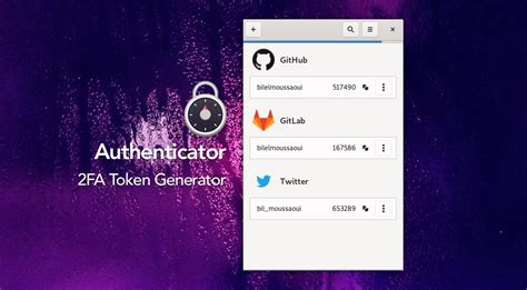 authenticator a 2fa token generator for linux gets
