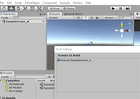unity3d multi scene launching of build as is from unity how