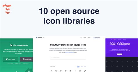 10 open source svg icon libraries that you can use for your next